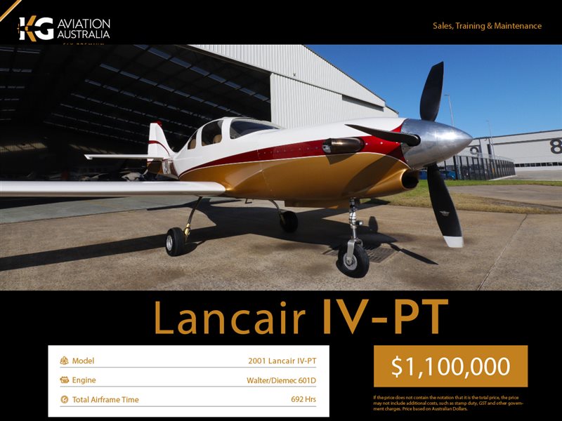2001 Lancair IV PT | Aircraft Listing | Plane Sales USA